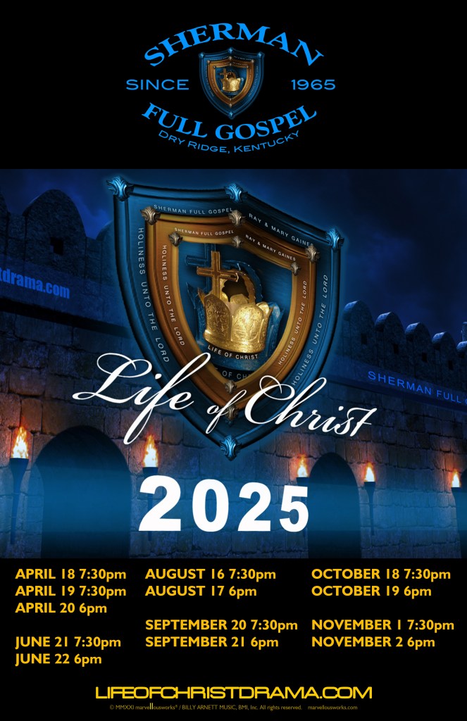 2025 Season Schedule | Life of Christ Drama